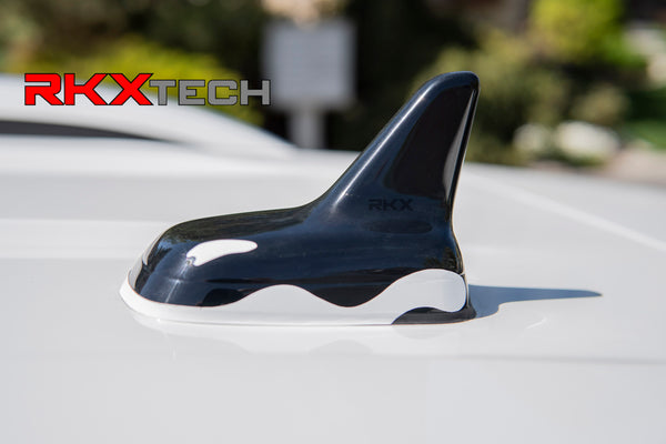 Orca Whale Vinyl Wrap for Shark Fin Antennas fits VW AUDI and More ...