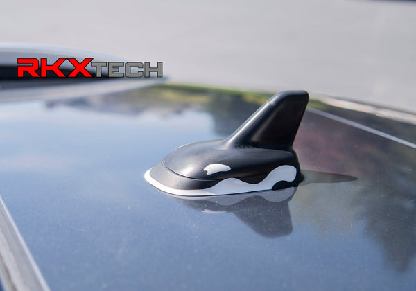 Orca Whale Vinyl Wrap for Shark Fin Antennas fits VW AUDI and More ...